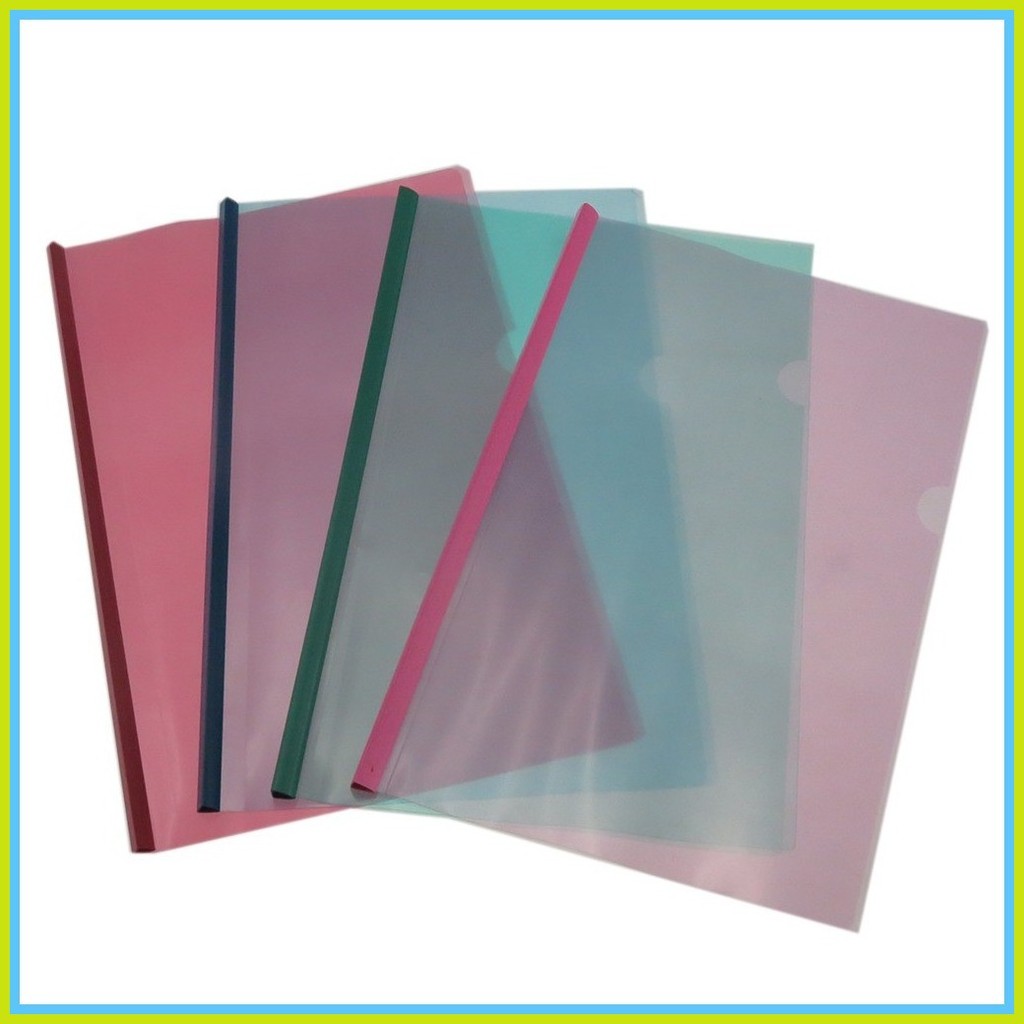∈ ︎ Plastic Sliding Folder A4 & Legal Sold by Dozen (8 colors to choose ...