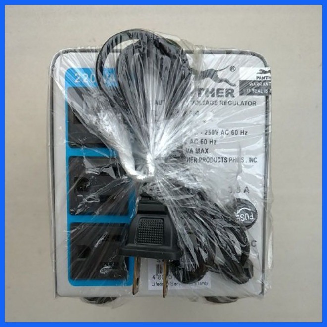 ๑ ☈ Panther AVR 500W Relay Type Automatic Voltage Regulator PVE-500 ...