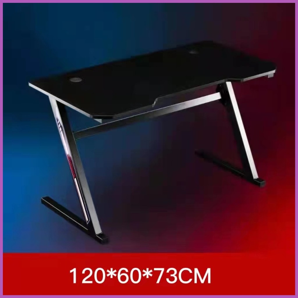 ☢ 120CM Gaming table Computer table for desktop Study Table Office Desk ...