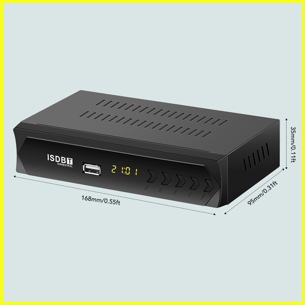ISDB-T Digital TV BOX TV Plus With Antenna Home Media Player WiFi ...