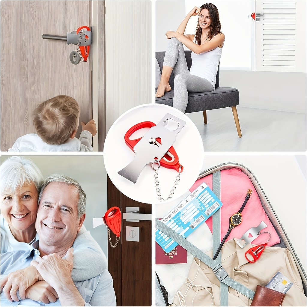 1pc Portable Door Lock For Anti-theft Travel Safety, Providing Better ...
