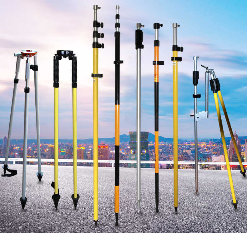 Total Station 5.215m Centering 2 3 Bracket Large Prism RTK/GPS Carbon ...