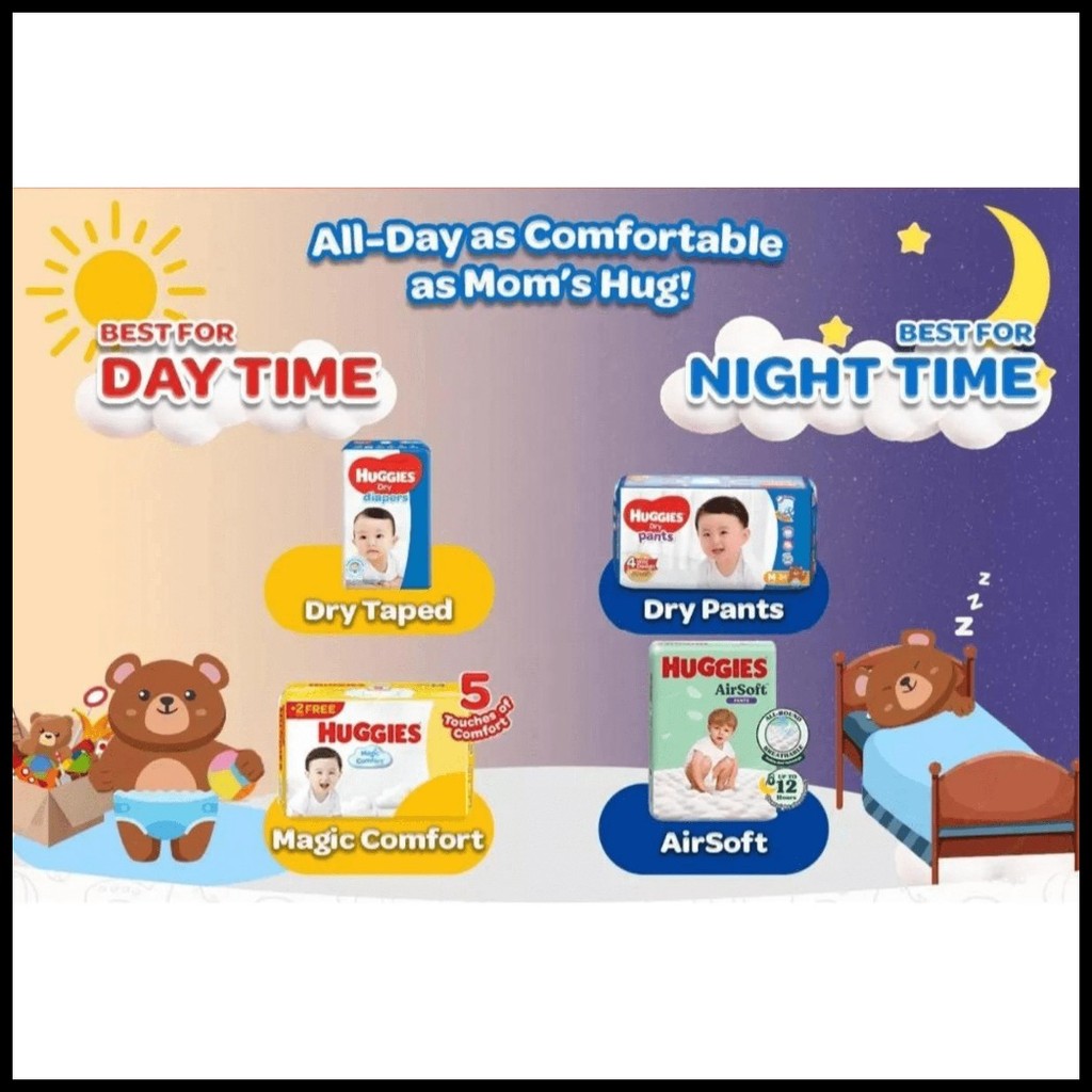 Huggies Magic Comfort Pants Medium (jumbo pack) - 42 pcs ⊞ ® ∇ | Shopee ...