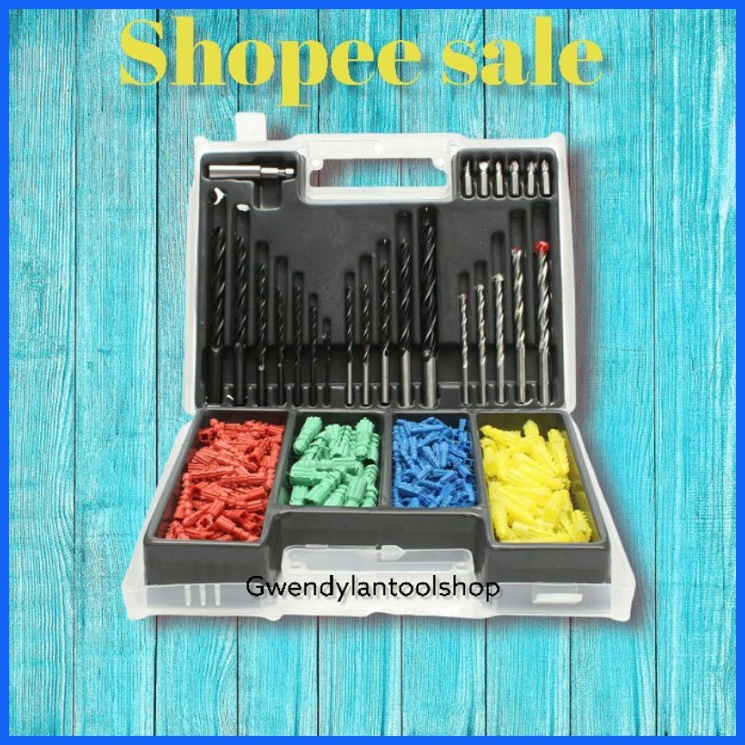 ⚽︎ drill bit set with toks and screw | Shopee Philippines