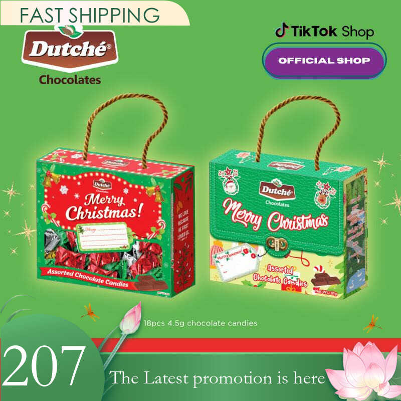 Dutché Chocolates Christmas Bag Box | Shopee Philippines