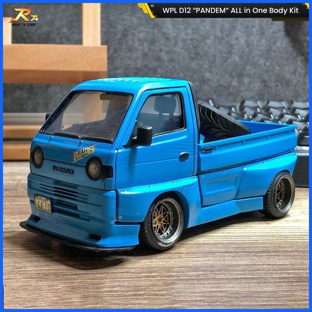 ¤ Wpl D12 PANDEM Body Kit Set - All in One Exclusive RC Drift 3D Print ...