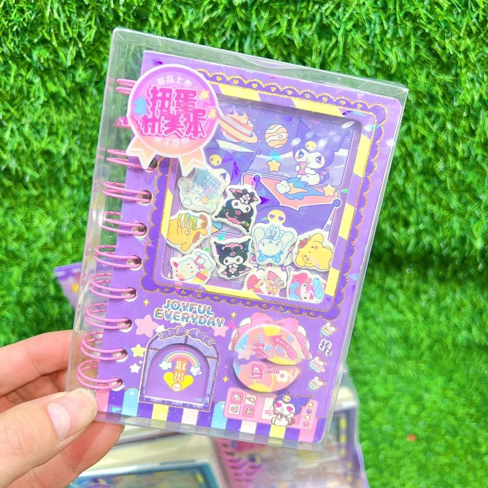 Cartoon Style Gashapon Machine Shake Notebook Fun Cute Capybara Coil ...