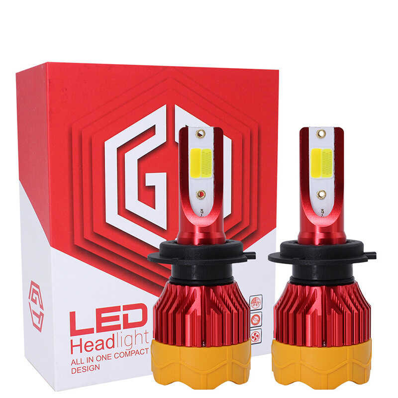 New Three Color Warm Car LED Headlights With Super Bright And Flashing ...
