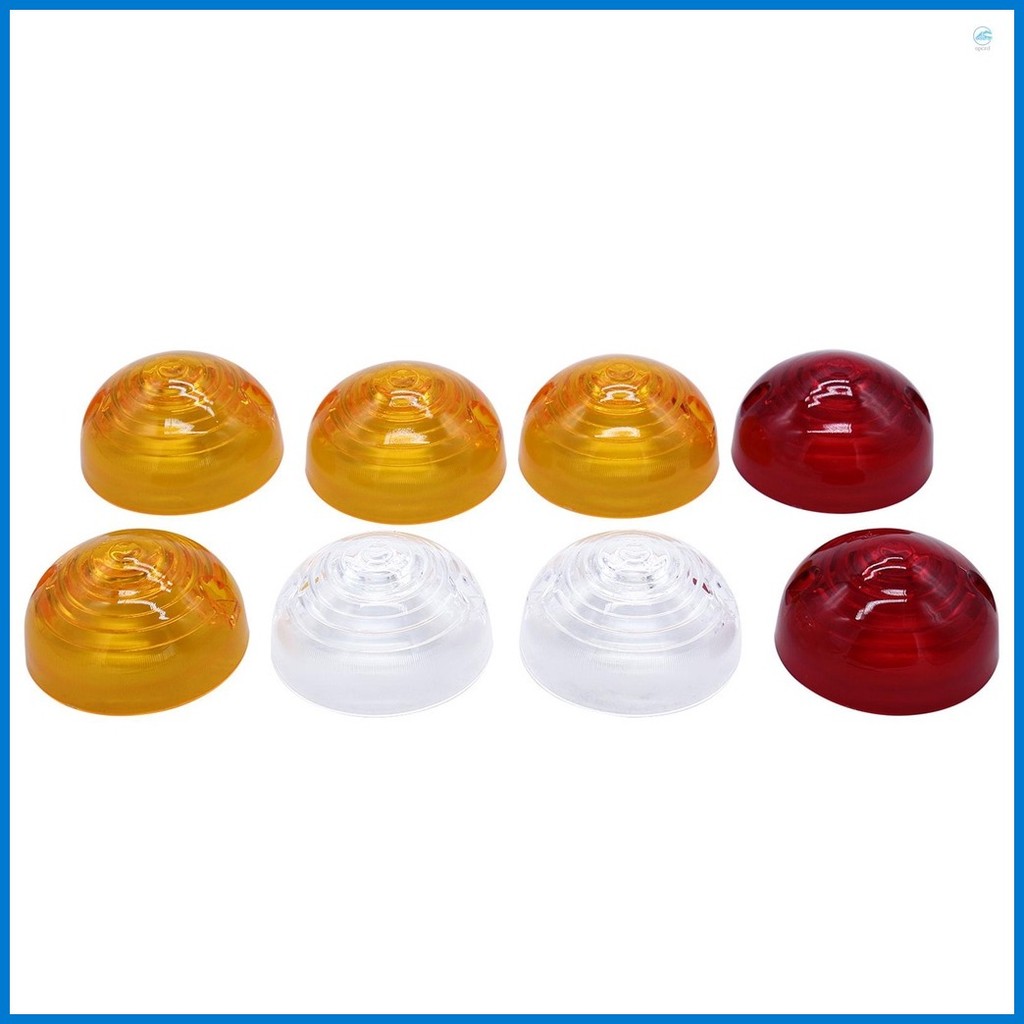 Carmy 8 Pcs Tail Light Lens Kit Indicator Side Lamp Replacement for ...