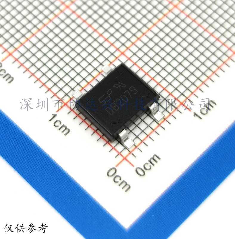 Surface mounted rectifier stack SOP-4 silk screen DB207S 1000V 2A ...