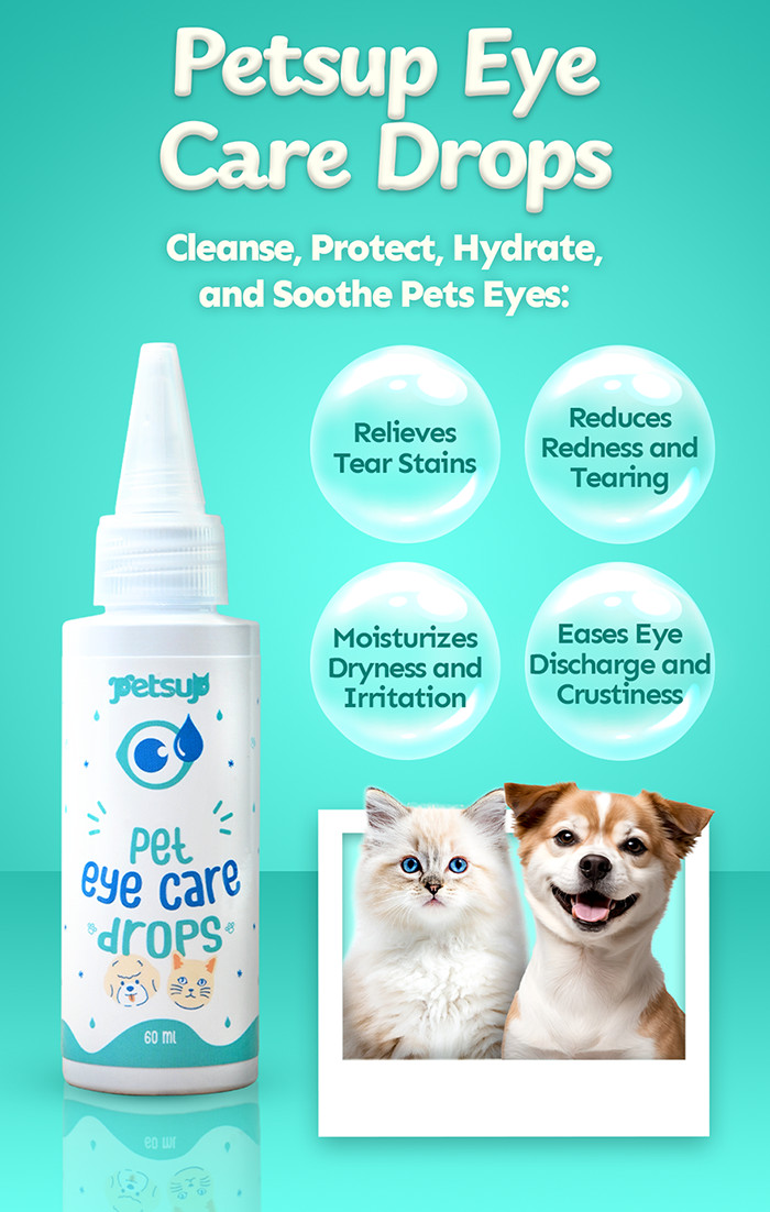 Petsup Pet Ear Drop Eye Drop For Dogs Cat Cleaning Earwax Ear Infection ...
