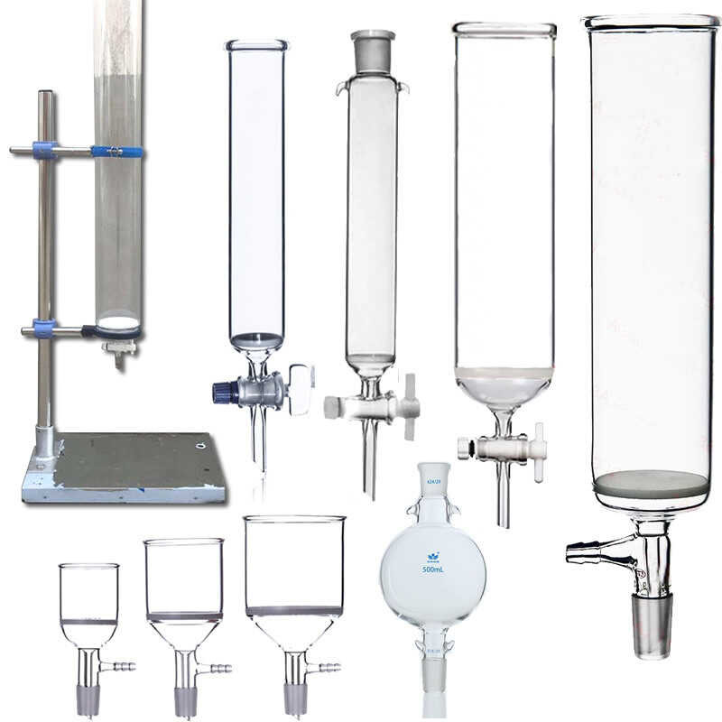 Glass chromatography column rack, macroporous resin adsorption column ...
