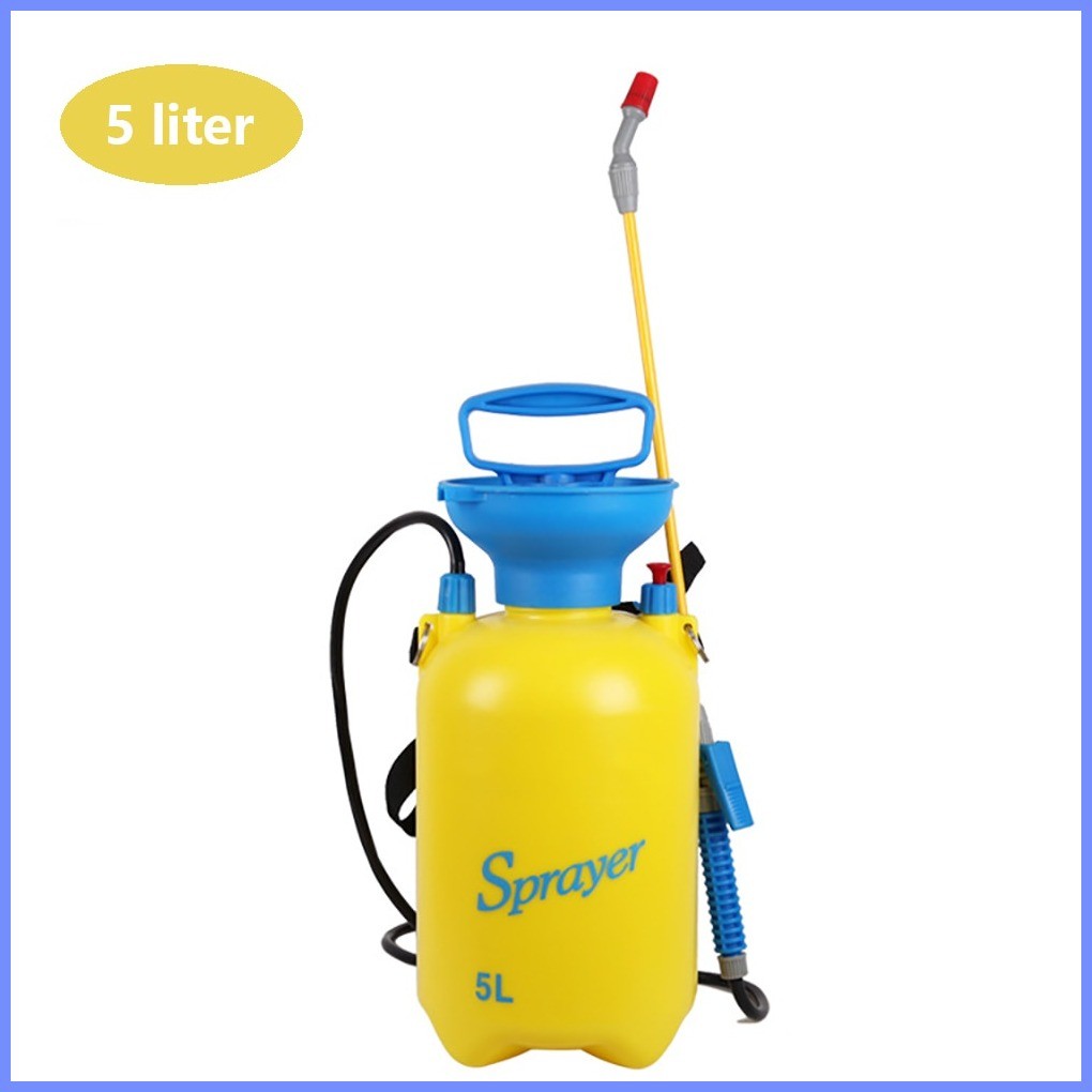 5L Garden Knapsack Sprayer Pump Action Pressure Sprayer With Pressure ...