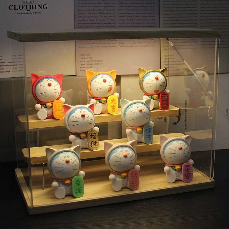 E3 Doraemon Trendy Blind Box Cartoon Robot Surrounding Models Cute ...