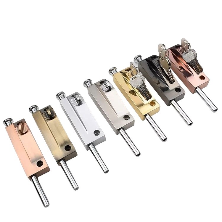 Revolving door floor lock Frame glass door aluminum alloy door Wooden ...