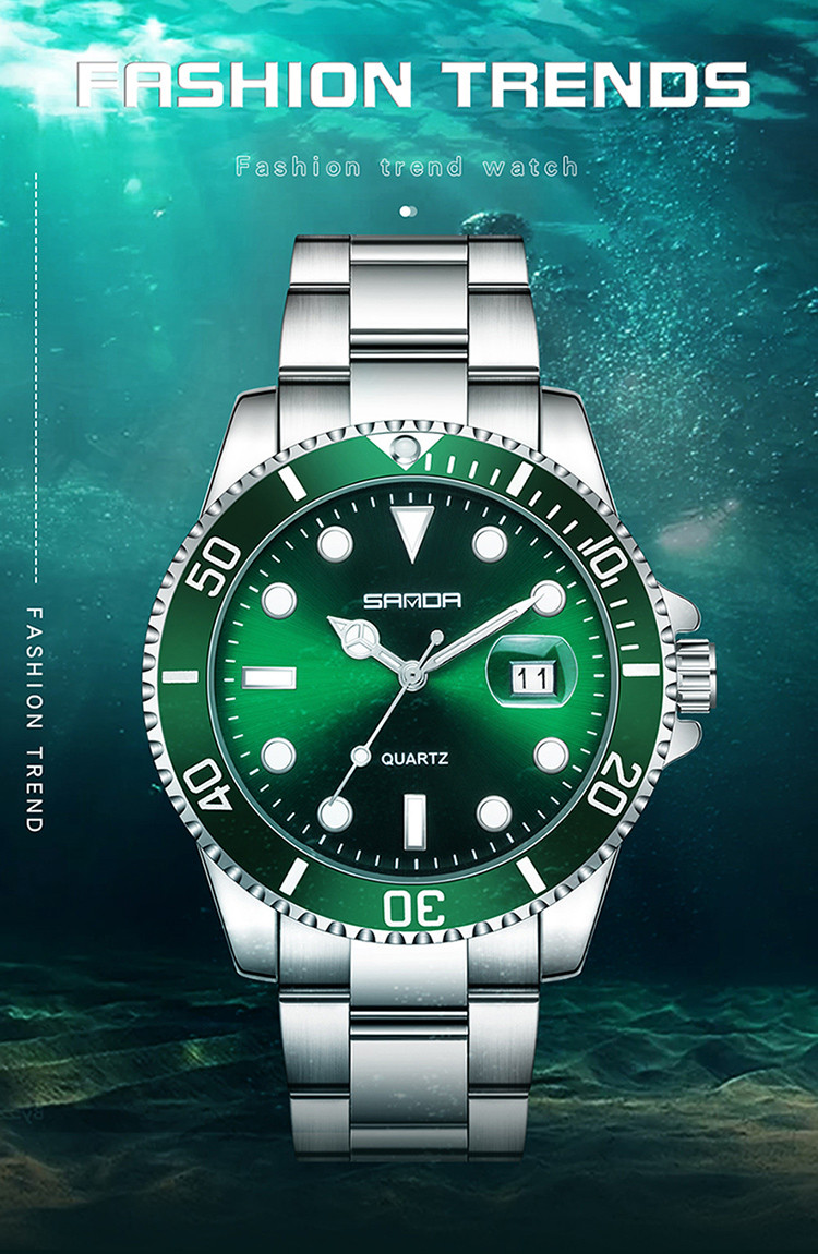 SANDA Successful Men's Outburst Charm Quartz Watch Business Boss ...