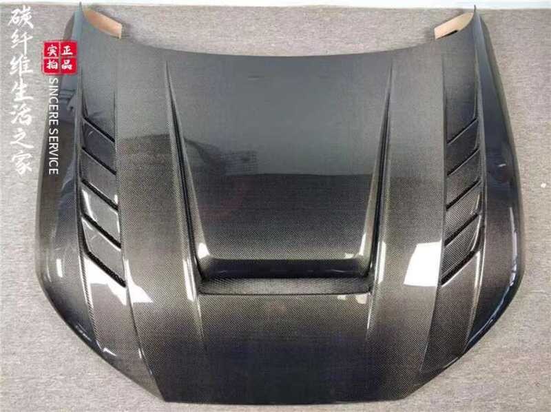 Suitable for Audi A4 Carbon Fiber Hood S4 RS4 B9 Modified Cutout Engine ...