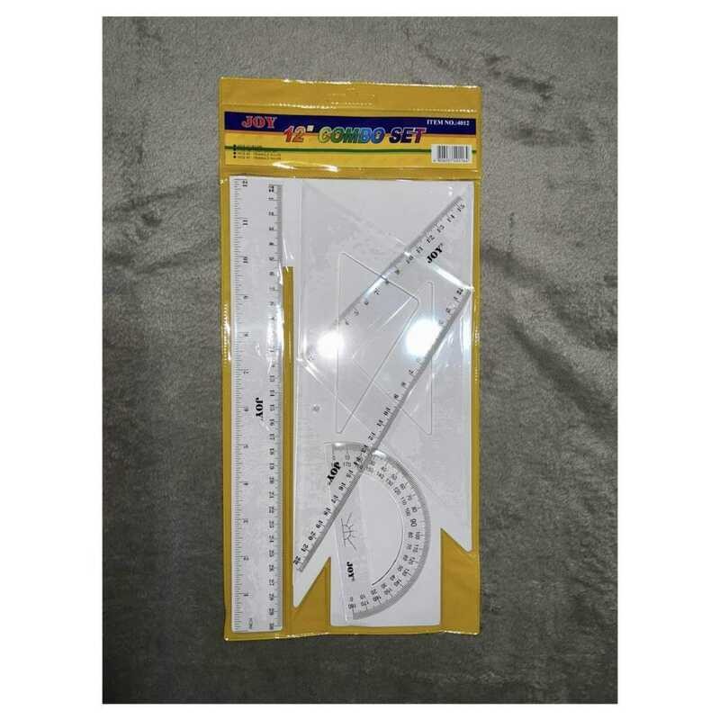 Joy Combo Ruler Set (12Inches) | Shopee Philippines