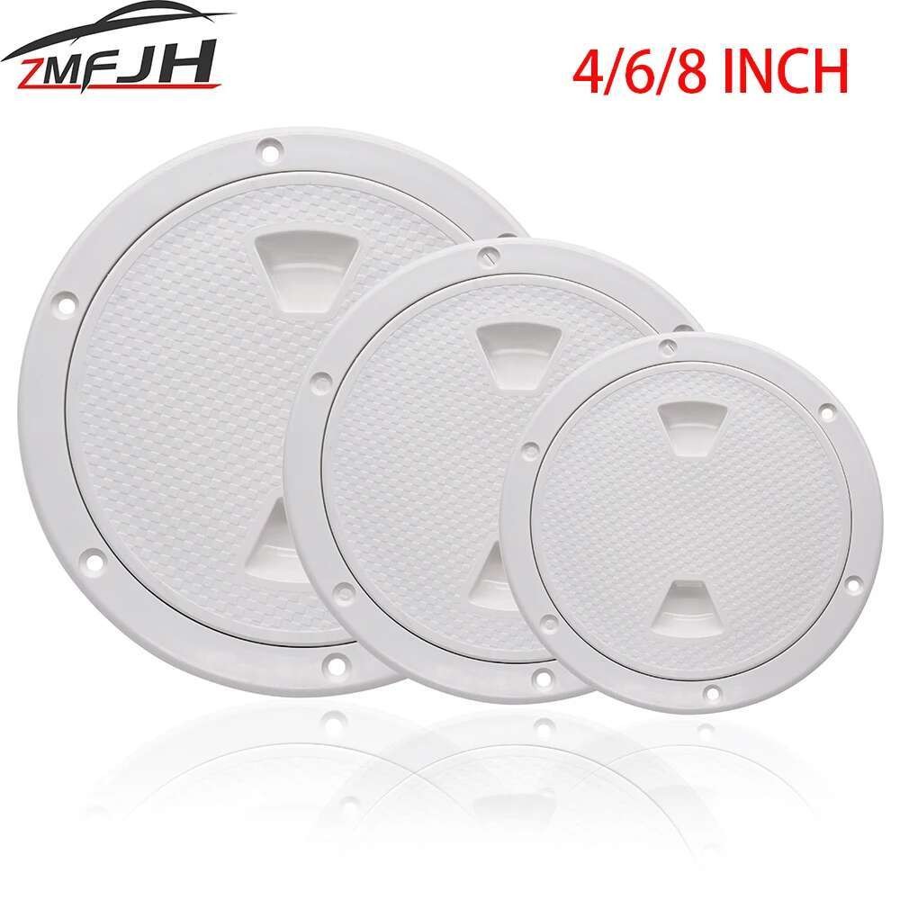 White ABS Round Deck Inspection Cover Access Hatch Cover For Marine ...