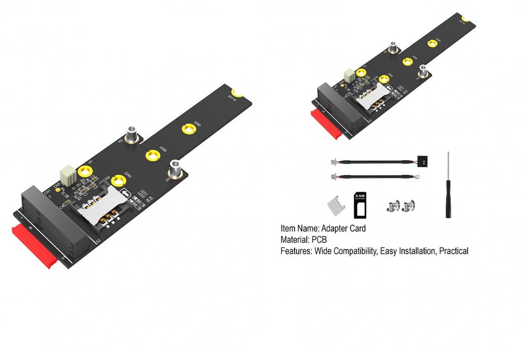 SN Wifi Mini Card Adapter Mini Pci-e Converter Mini Pcie Ssd Nvme ...