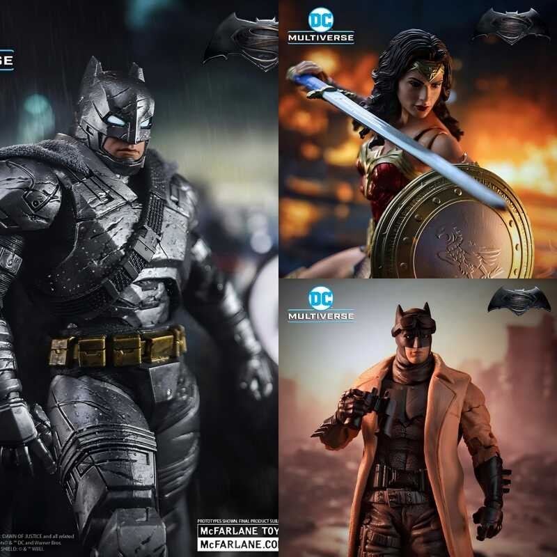 8 【 Reservation 】 Mcfarlane Heavy Armored Batman Desert Batman Wonder ...
