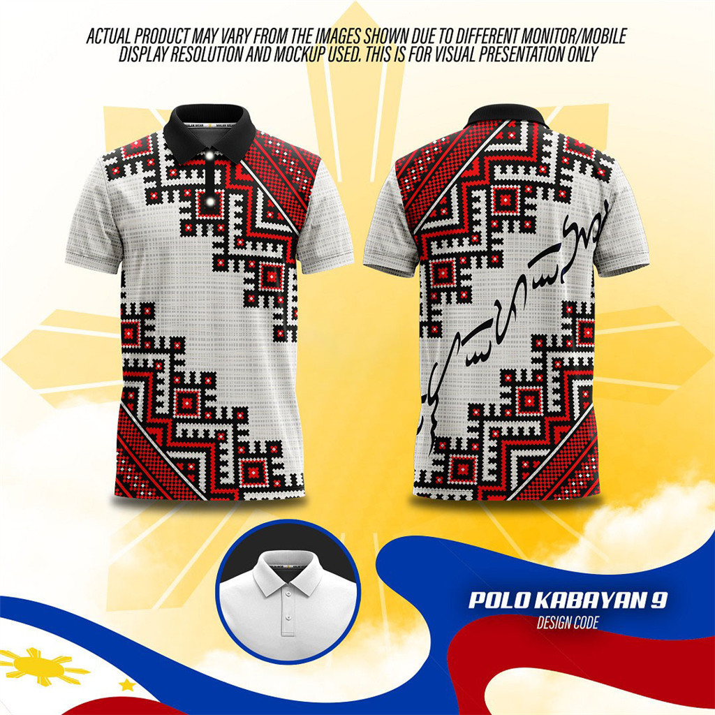 【Free Custom Name & Number】POLO SHIRT Philippine Ethnic Tribal Modern ...