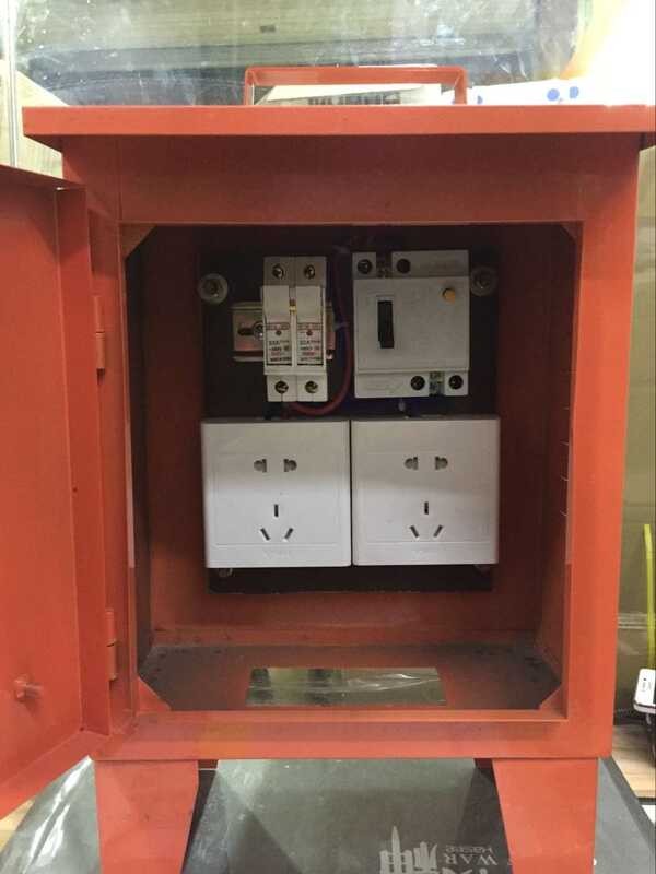 Construction site distribution box, three-level box, power supply box ...