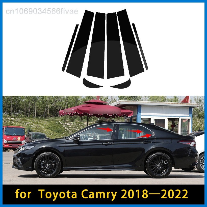 8Pcs for Toyota Camry 2018 2019 2020 2021 2022 Window Pillar Post Door ...