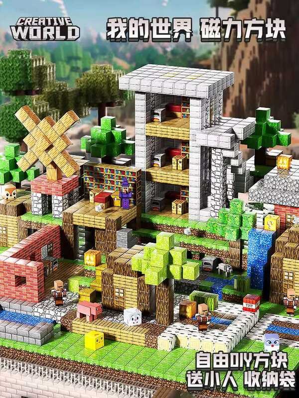 Minecraft Genuine Building Blocks Children's Educational Assembly Mini ...