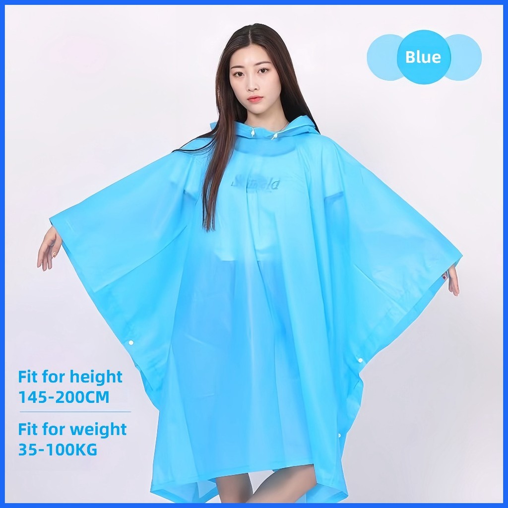 ∆ Riding Poncho Raincoat Adult Hooded Raincoat Bicycle Poncho Cloak ...