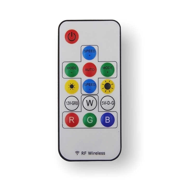 14 key RF wireless remote control for 14 key iridescent light strip ...