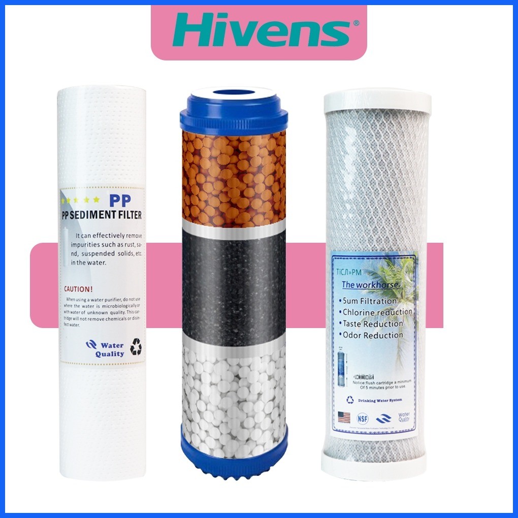 ♒ 3 Stages Water Filter 10 Inches For Water Refilling Station ...