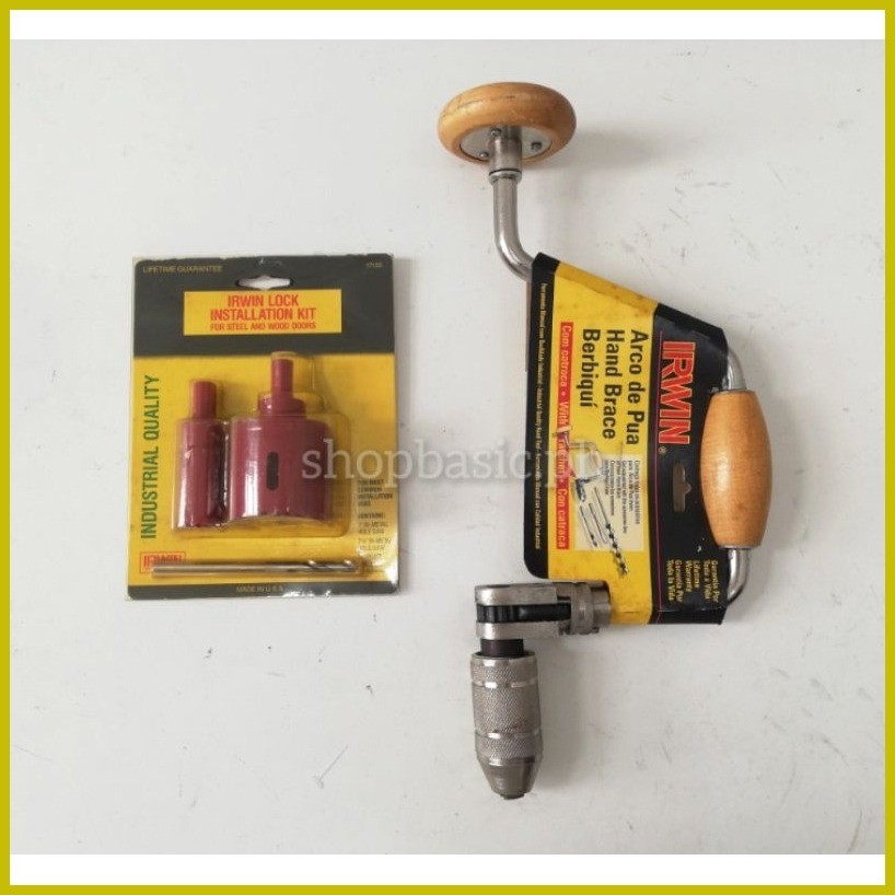 ♂ ☩ Original IRWIN Bit Brace & Lock Installation Kit (MADE IN Brazil ...