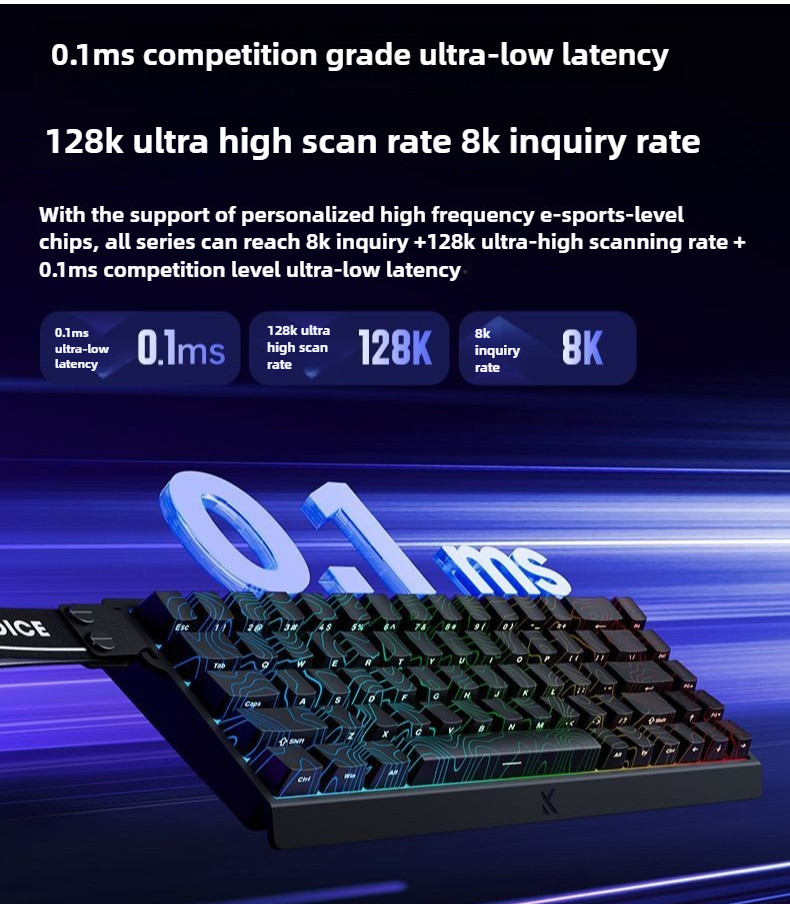 【Local Delivery】MCHOSE ACE68 Magnetic Switch RGB Gaming Keyboard Wired ...
