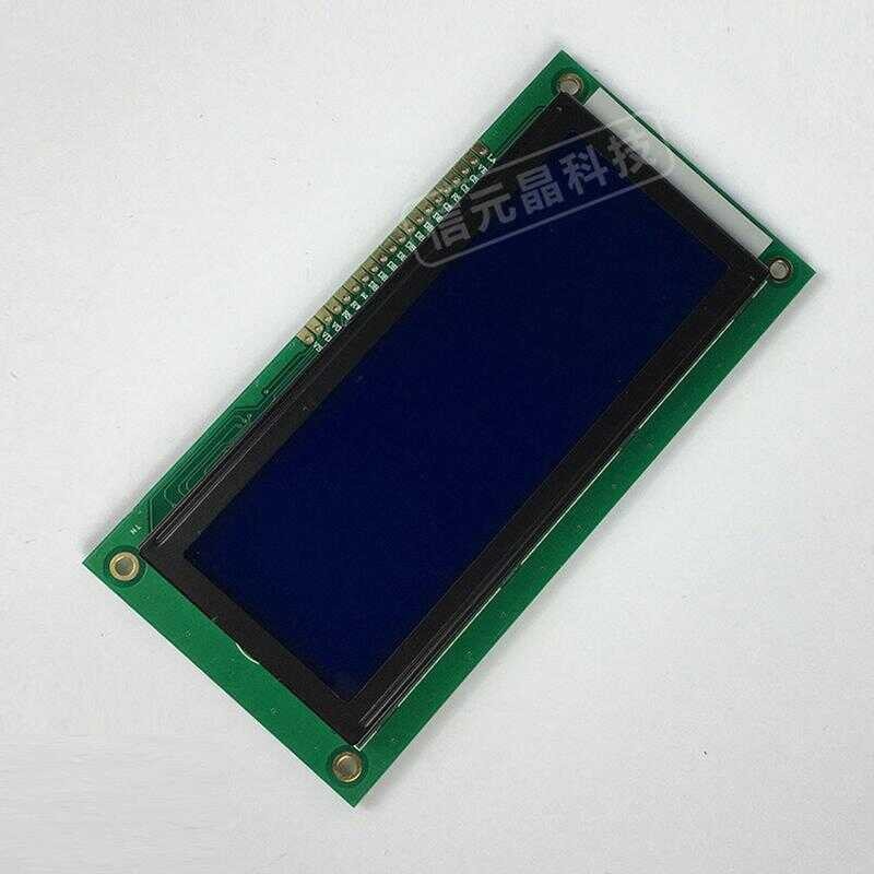LCD display module blue background white text lcd19264 LCD screen 19264 ...