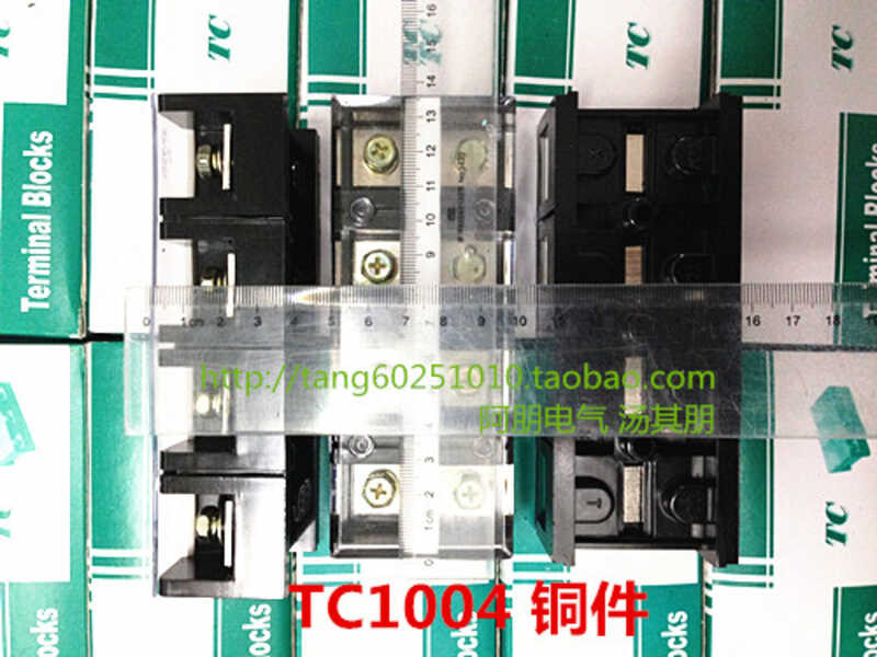TC1004 high current terminal block 100A 4P copper piece | Shopee ...