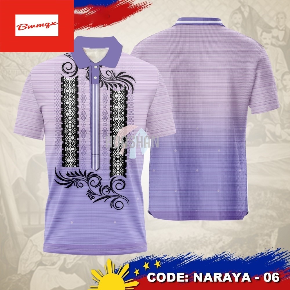 asean inspired ethnic attire barong agalog batik polo for men ...