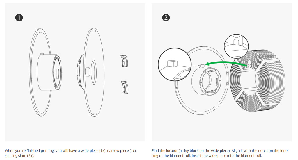 Bambu Lab Reusable Spool for 3D Printing | Shopee Philippines