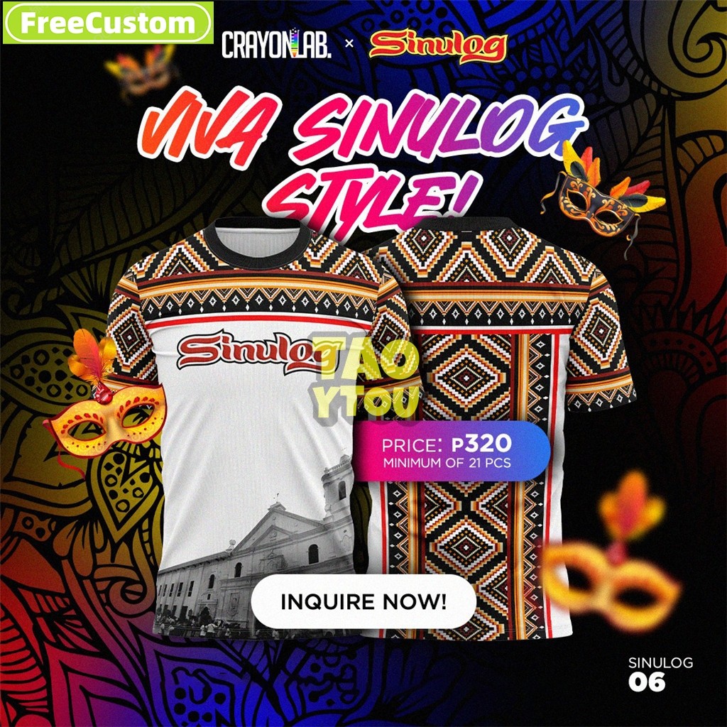 SINULOG SHIRT FULL SUBLIMATION FOR MEN AND WOMEN Another Newly Design ...