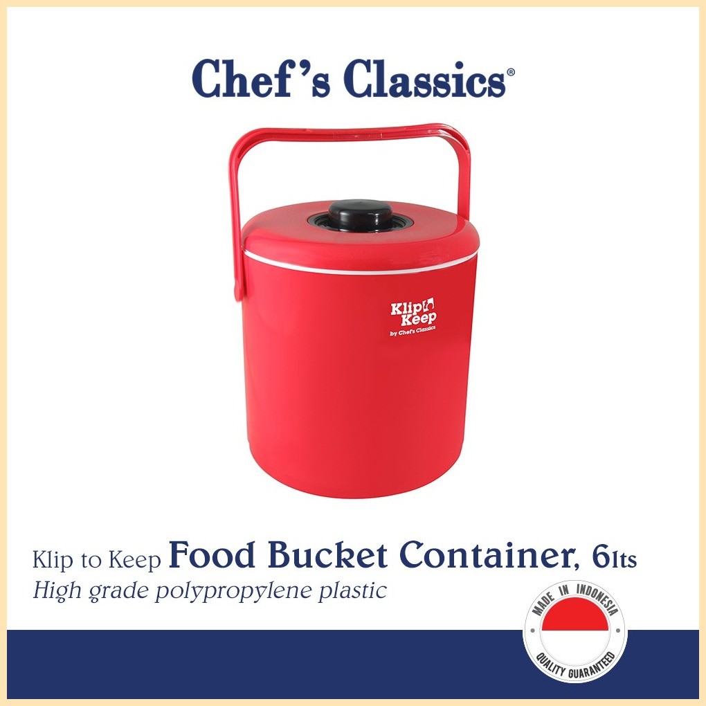 Chef's Classics Klip To Keep Insulated Rice / Ice Bucket, 6lts ☢ ...