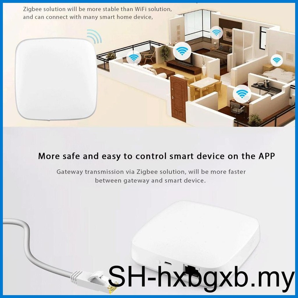 Tuya ZigBee 3 0 Wireless Smart Gateway Bridge APP Smart Home Life Hub SmartCly | Shopee Philippines