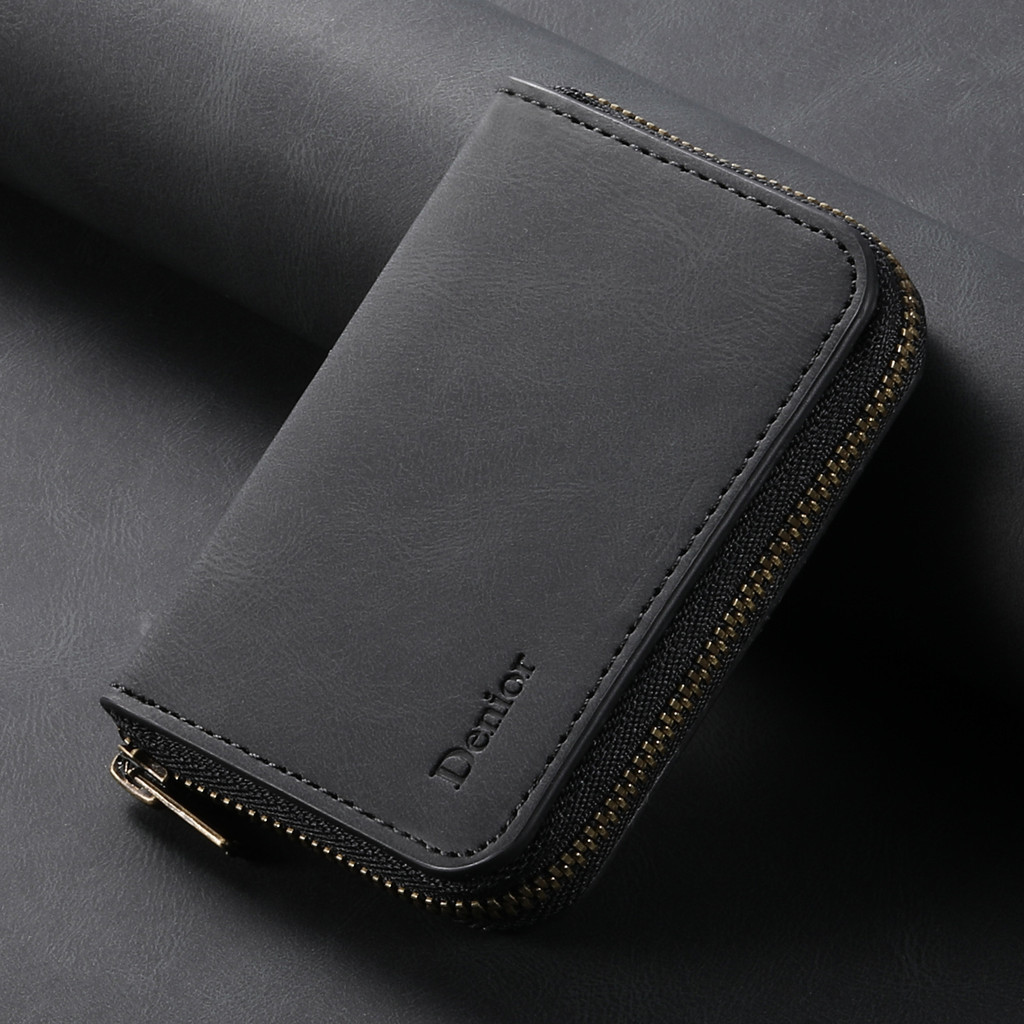 Genuine Leather Stand & Magsafe Magnetic Card Case for IPhone17 16 15 ...