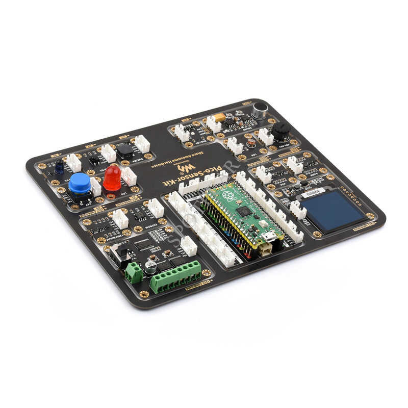 Raspberry Pi Pico Integrated Sensor Expansion Board Kit Entry level Includes 15 Common Modules ...