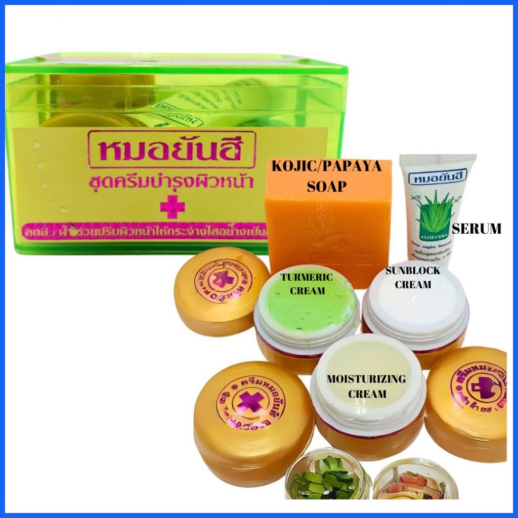 Dr Yanhee Facial Set Skincare Whitening Melasma Thailand (Blue Pink ...