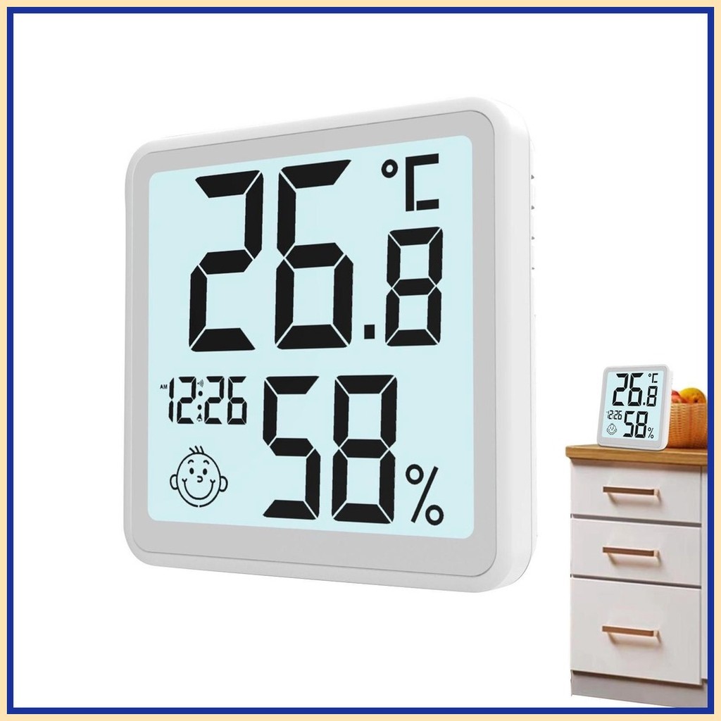 Room Thermometer Digital Hygrometer Temperature Gauge with Comfort ...