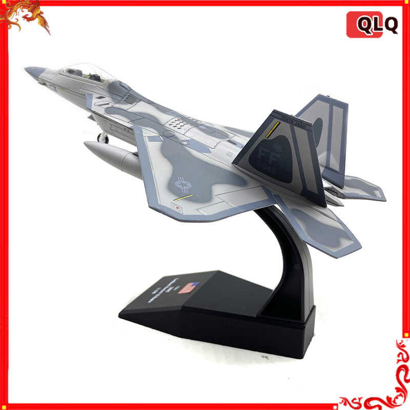 1:100 Scale American Raptor Airplane Aircraft Toy Kid Gift 1/100 F-22 ...