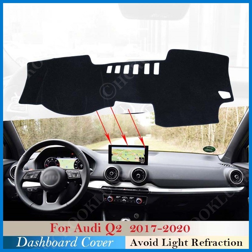 Polyester For Audi Q2 2017 ~ 2020 Car Accessories Dash Board Sunshade Anti-UV Carpet S-line Rug ...