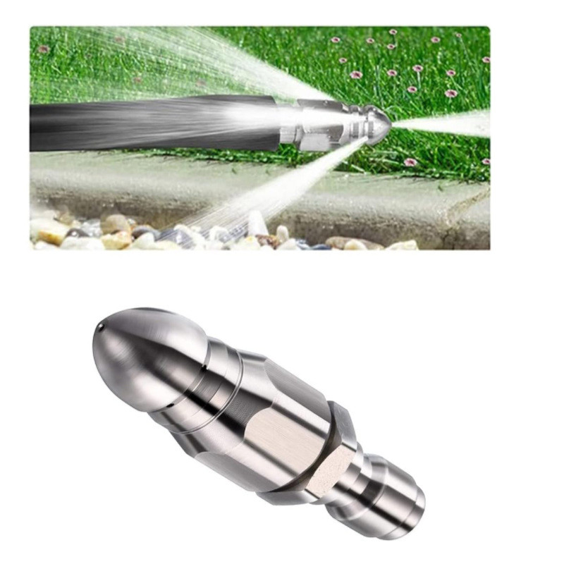 High Pressure Water Jet Nozzle Stainless Steel 1/4 Quick Connect for ...
