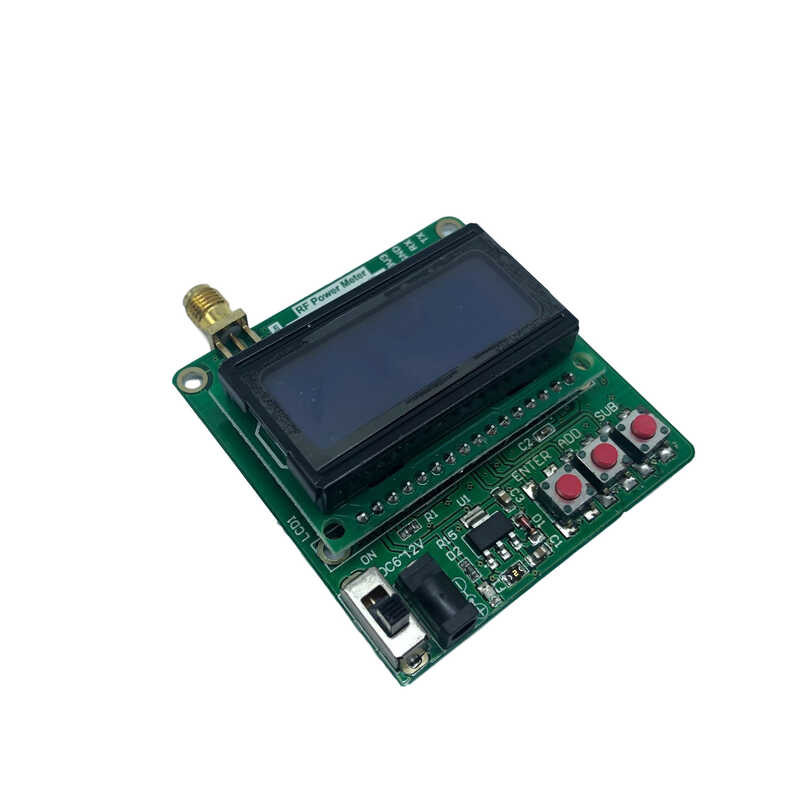 Digital RF power meter -75~+16dBm with adjustable attenuation ultra ...