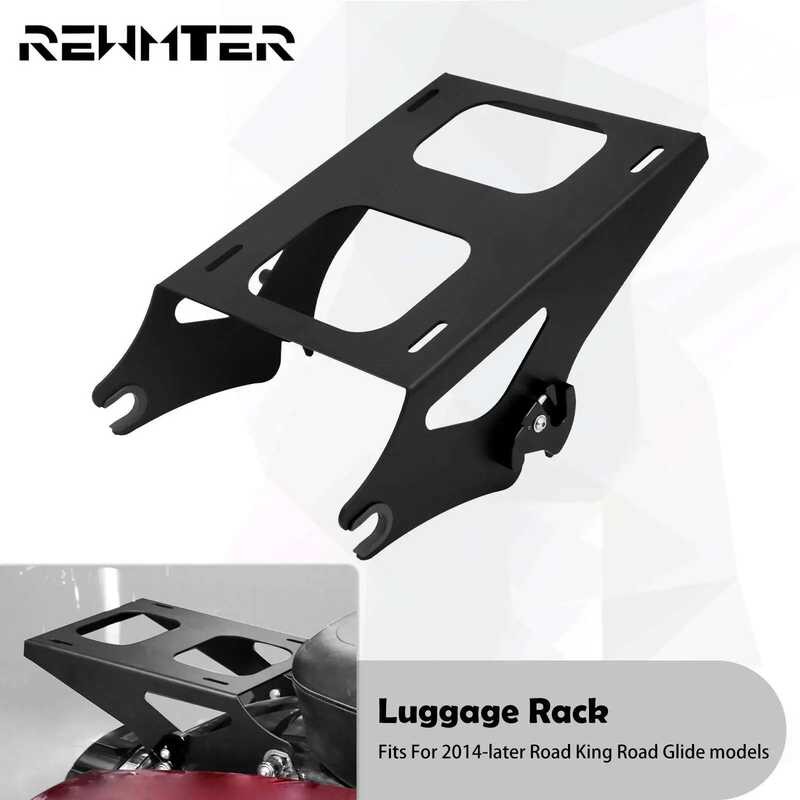 Tt Motorcycle Black Two Up Tour Pak Pack Mounting Lage Rack Detachable ...